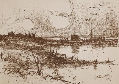 Thomas Robert Way | 3 works; A lithograph after the drawing by Whistler ...