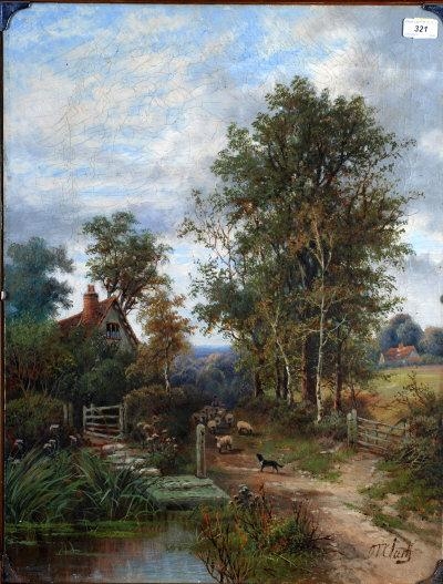 Octavius T. Clark | Driving Sheep | MutualArt