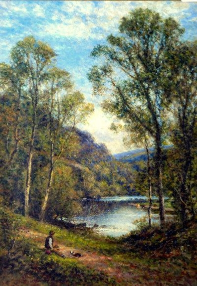 Alfred Augustus Glendening Jr. | The Stepping Stones, Bolton Abbey ...