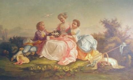 François Boucher | Pastoral Scene with Children | MutualArt