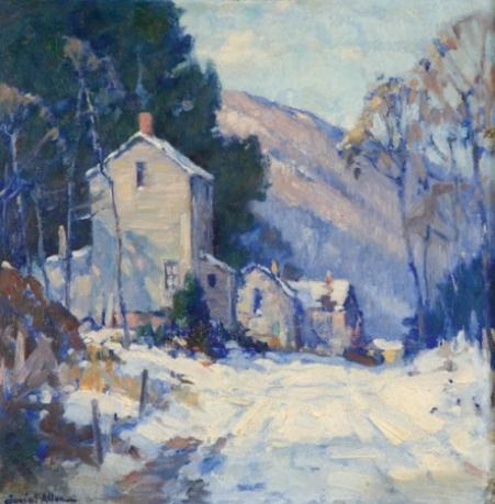 Junius Allen | Country Road in Winter | MutualArt