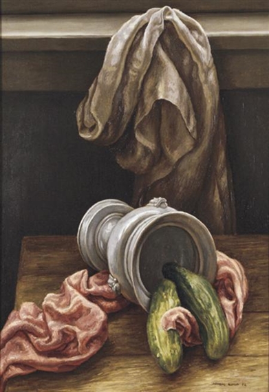 Katherine Shubert-Kuniyoshi Schmidt | Still Life with Cucumbers | MutualArt