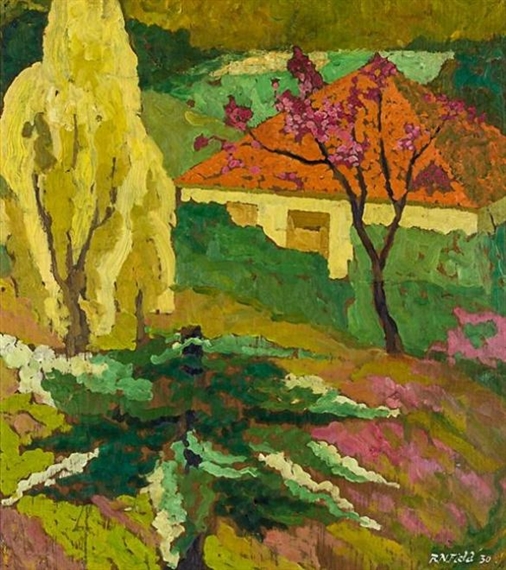 Robert Field | Untitled – The Cottage in Spring | MutualArt