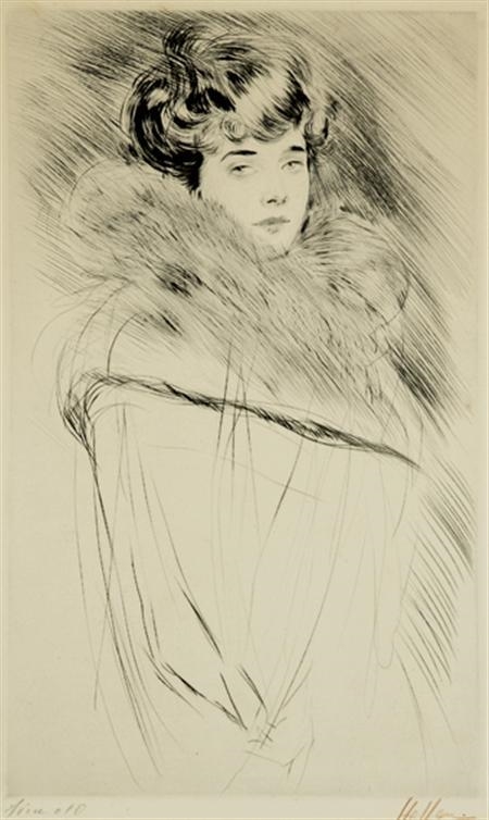 Paul César Helleu | A Cheval | MutualArt