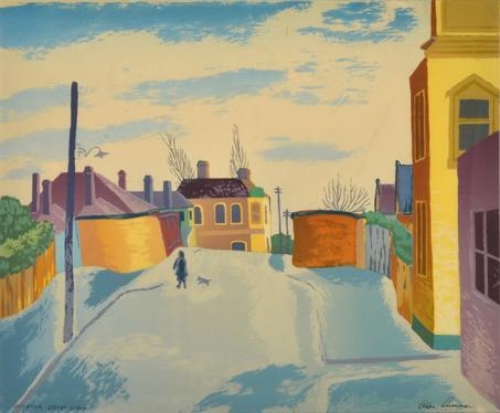 Alan Sumner | Windsor Street Scene (1945) | MutualArt