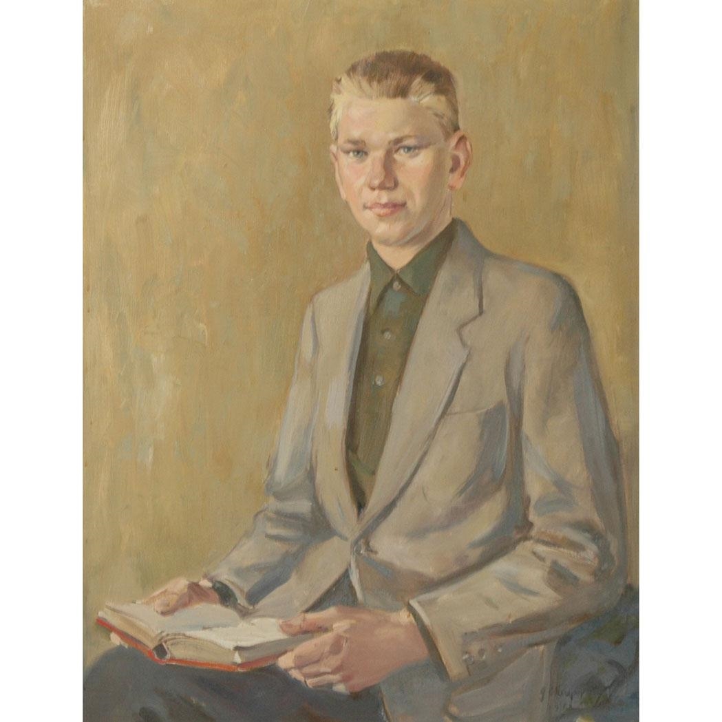 George Cherepov | Autumn Farm Scene | MutualArt