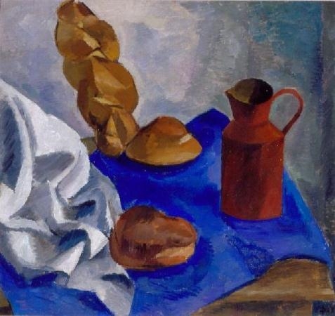 Robert Rafailovich Falk | STILL LIFE WITH PITCHER AND CHALLAH and ...