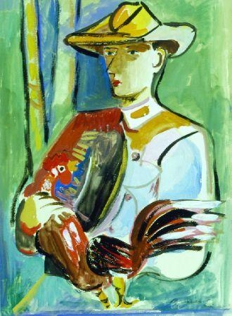 Mariano Rodriguez | MAN HOLDING ROOSTER | MutualArt
