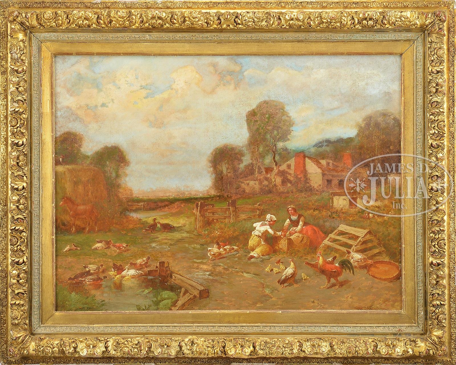 George Washington Nicholson | The Return of the fishermen at the beach ...