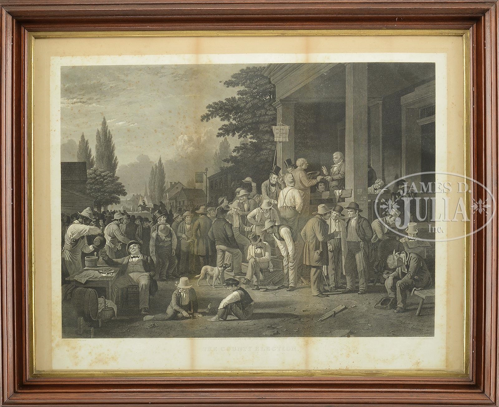 George Caleb Bingham | THE COUNTY ELECTION | MutualArt