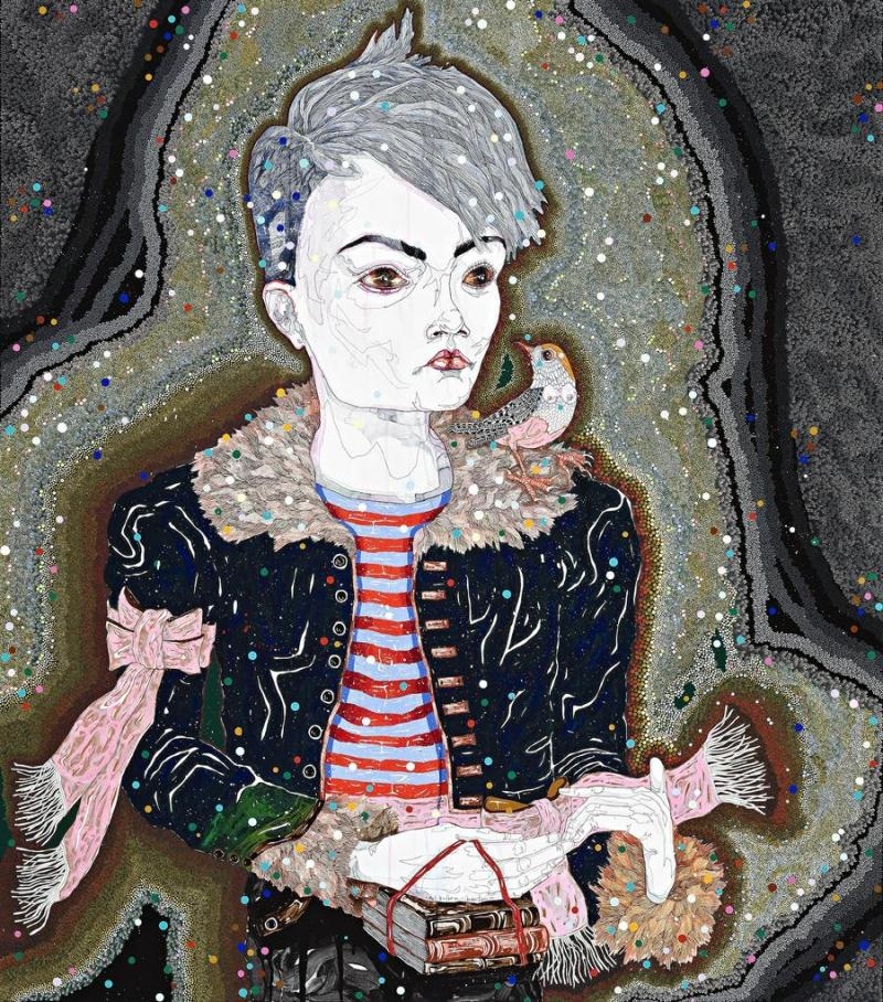 Del Kathryn Barton | Untitled Girl (2005) | MutualArt