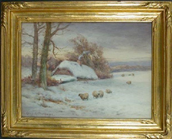 Henry Stannard | 2 Works: A BEDFORDSHIRE COTTAGE and OUT IN THE COLD ...