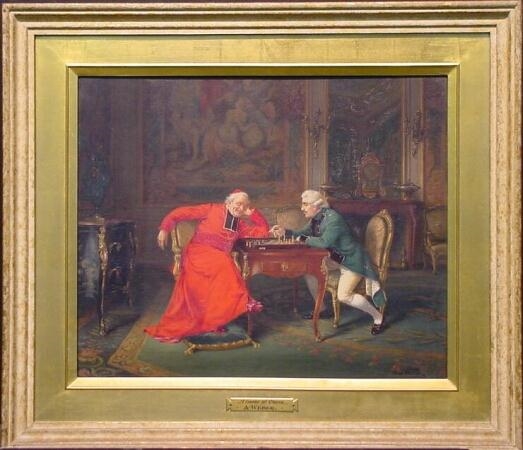 Alfred Weber | A GAME OF CHESS | MutualArt