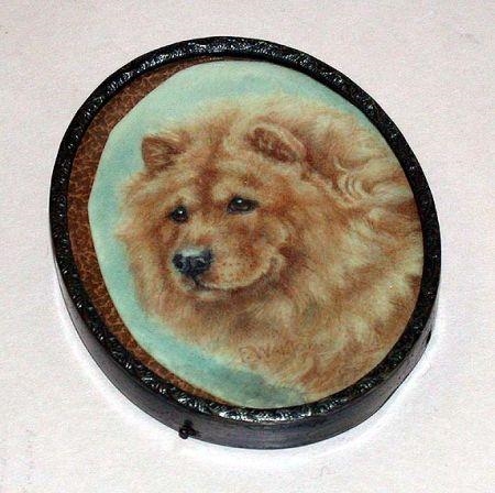E. Walter | Chow Chow Head Study Brooch | MutualArt