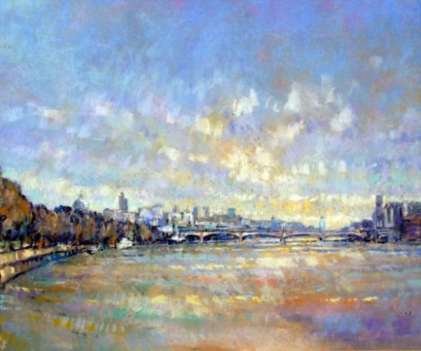 Geoff Marsters | River Thames Towards The City | MutualArt