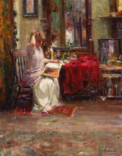 Richard Alan Schmid | Ruth in the Studio | MutualArt