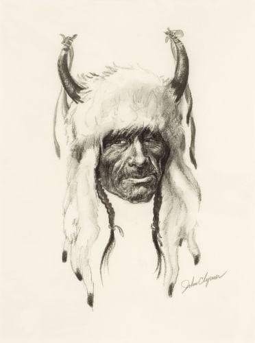 John Ford Clymer | Piegan Chief | MutualArt