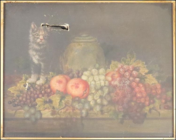Harry Lyman | Cat with Fruit | MutualArt