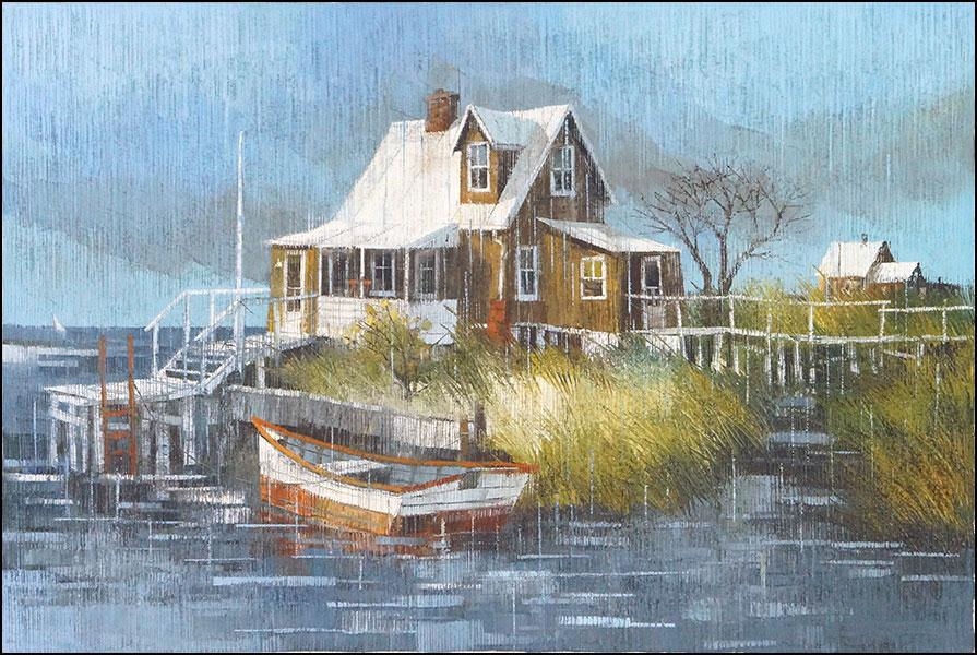 Albert Swayhoover | House on the Shore | MutualArt