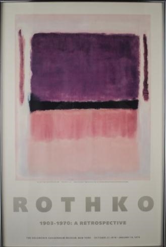 Mark Rothko | Retrospective at the Guggenheim, Exhibition Poster (1978 ...