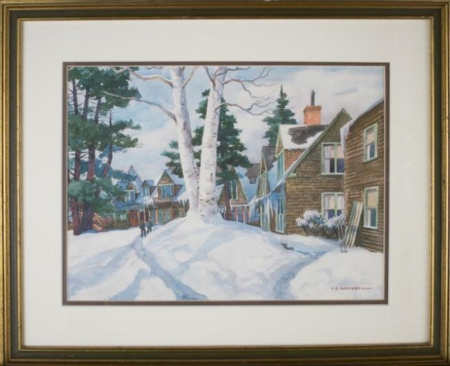 Yngve Edward Soderberg | Winter Scene | MutualArt