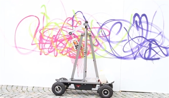 So Kanno and Takahiro Yamaguchi Discuss Their Graffiti-Making Robot