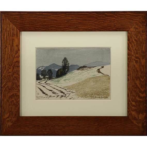 Hans Frank | Winter Field | MutualArt