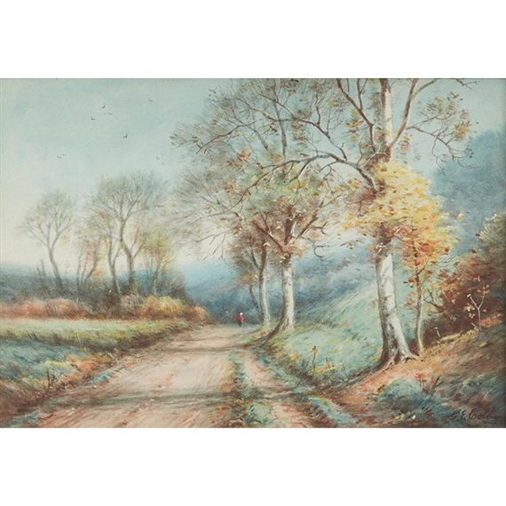George Ernest Colby | Autumn Road | MutualArt