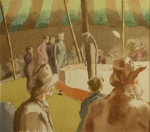 Thérèse Lessore | At the Circus | MutualArt