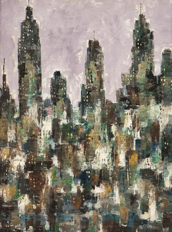 Chester Dixon Snowden | New York City skyline | MutualArt