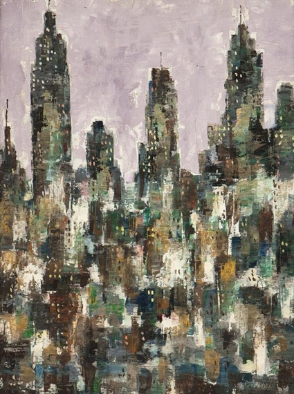 Chester Dixon Snowden | New York City skyline | MutualArt