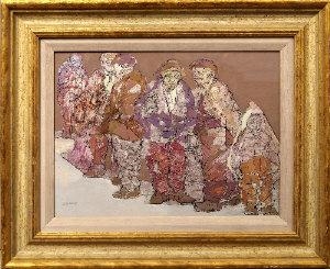 Anda Paterson | The bus queue, Dunbarton | MutualArt