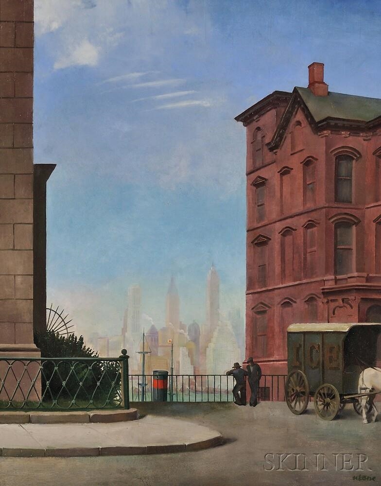 Harry Lane | Death and Transfiguration/A Scene in Brooklyn Heights, New ...