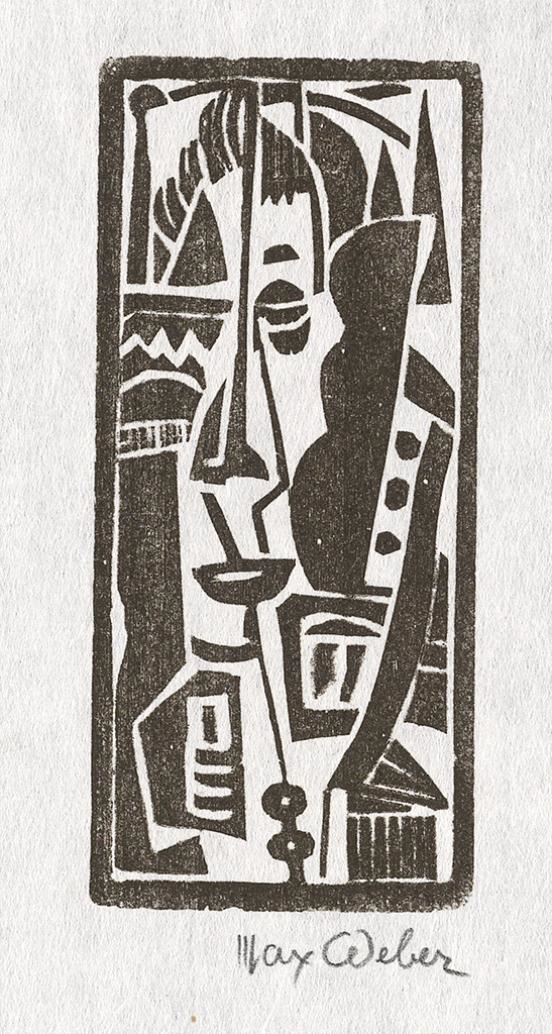 Max Weber | Cubist Head (1919 - 1920) | MutualArt