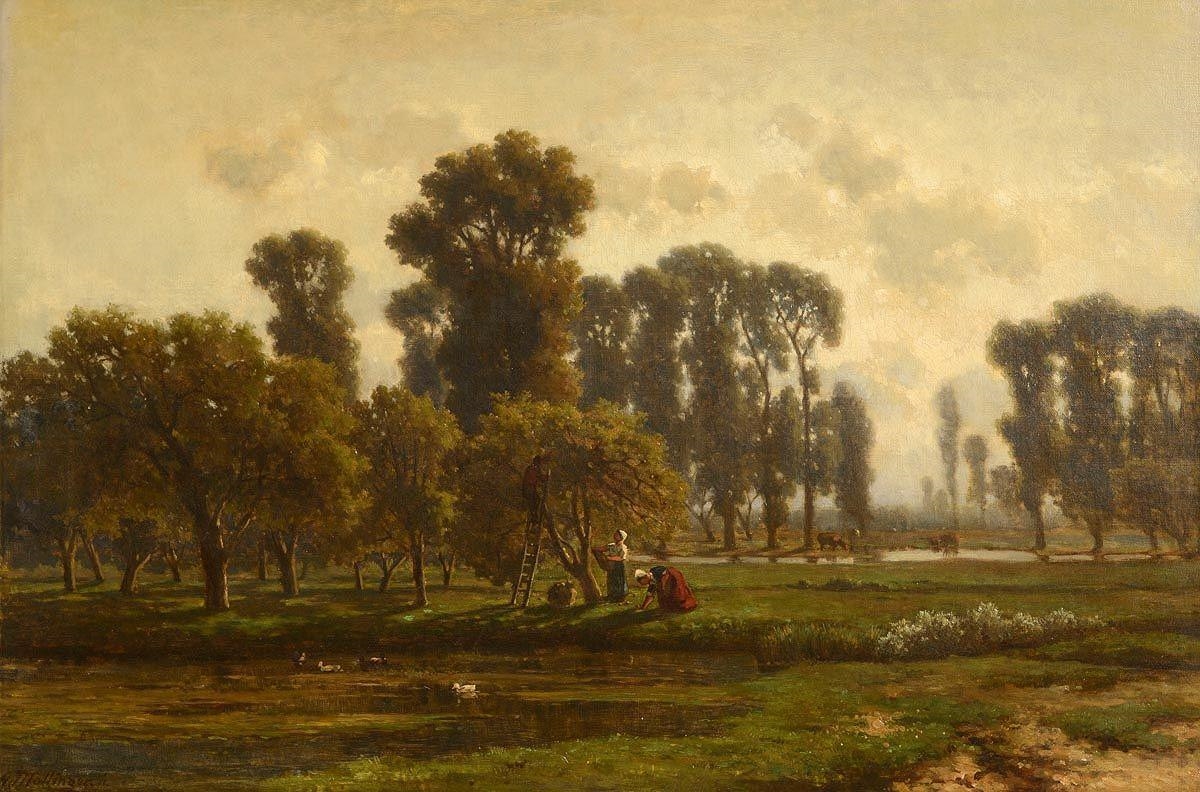 Alexander Mollinger | Apple Harvesting | MutualArt