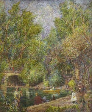 Elliott Seabrooke | Park Scene | MutualArt