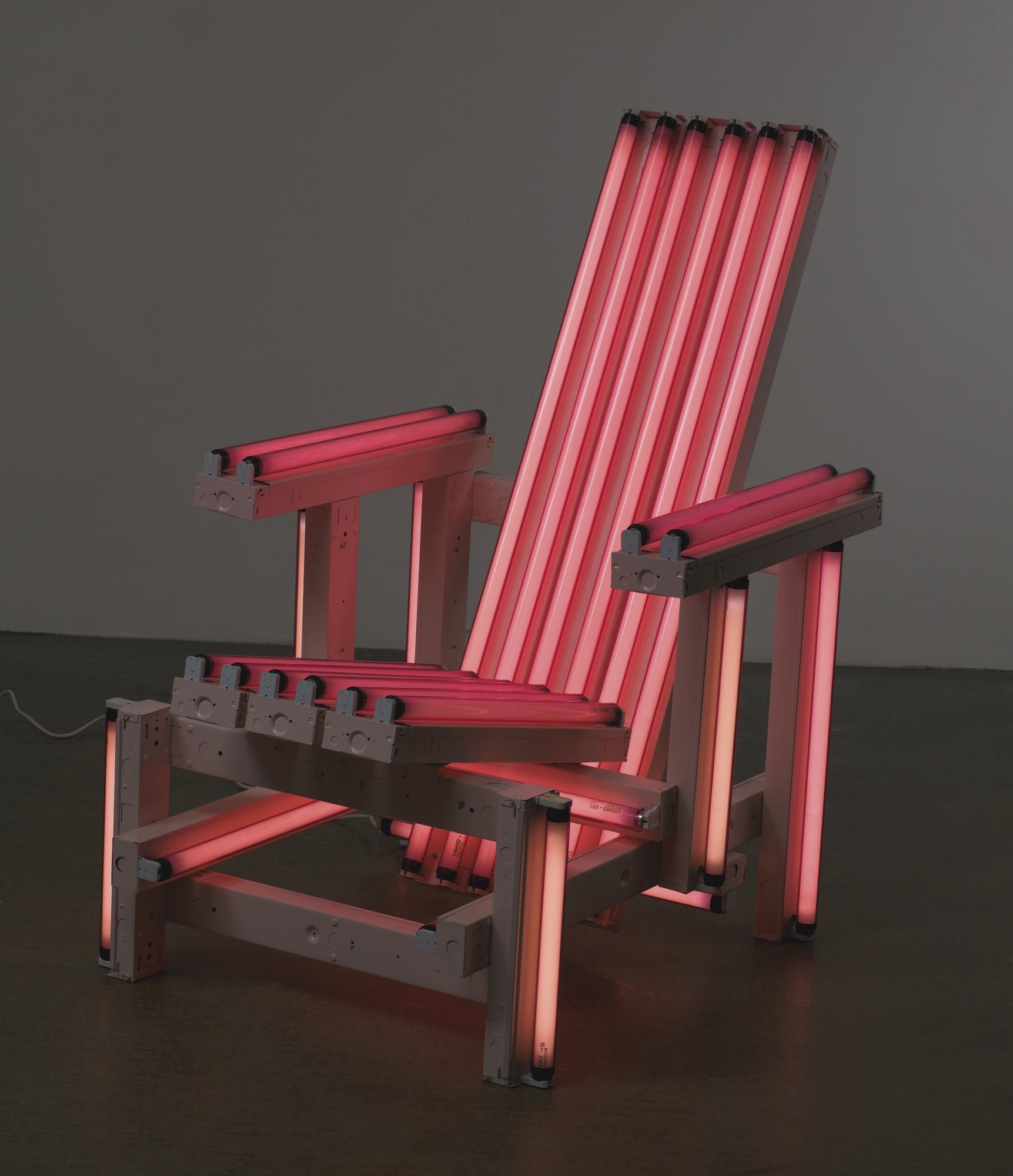 Iván Navarro | PINK ELECTRIC CHAIR (2006) | MutualArt