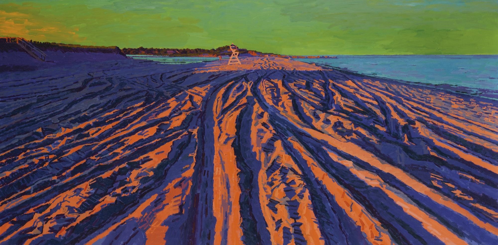 Graham Nickson | TRACKS: GREEN SKY (1991) | MutualArt