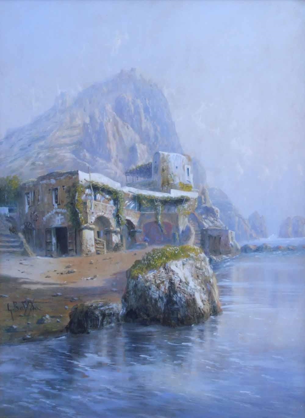 Giovanni Battista Costa | Italian coastal view | MutualArt