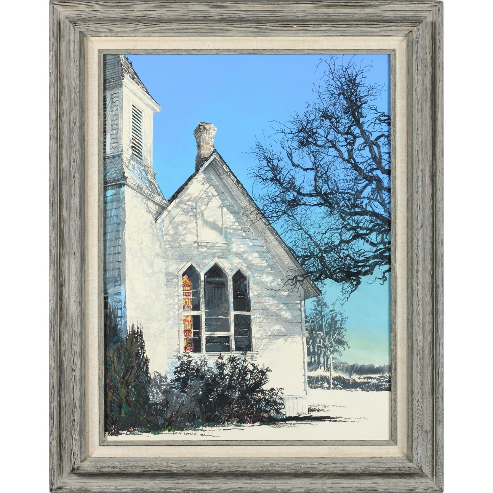 Kent Butler | Small Town Chapel | MutualArt