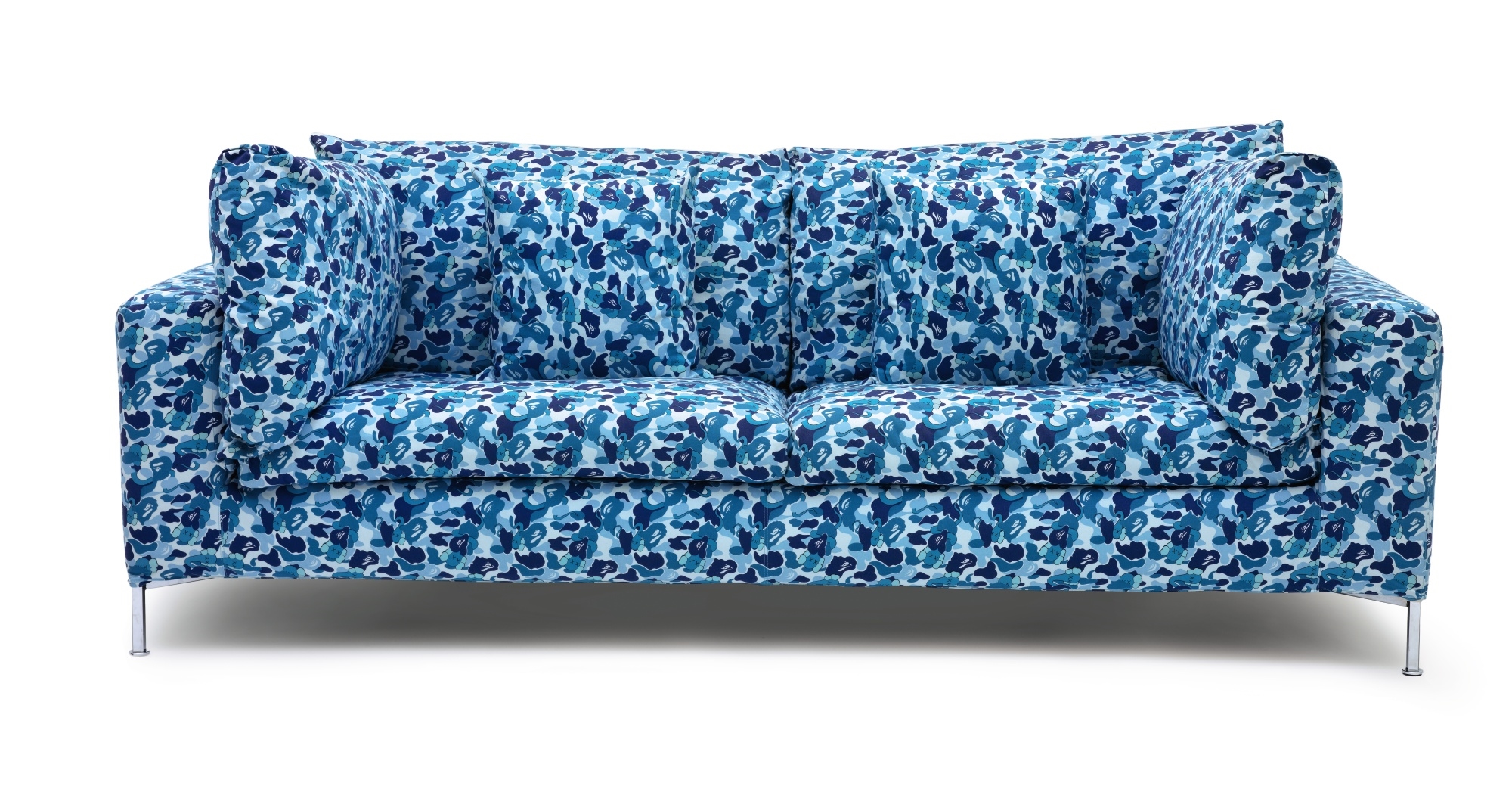 KAWS | CASSINA SOFA WITH UNIQUE NIGO®/KAWS UPHOLSTERY DESIGN | MutualArt