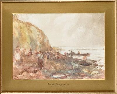 Victor Noble Rainbird | COAL DIGGERS ON THE BLACK MIDDENS | MutualArt
