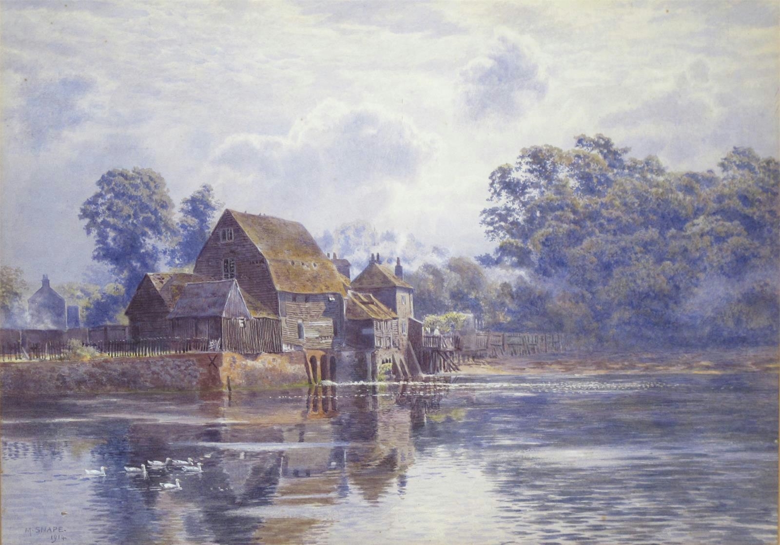 Martin Snape | Fareham Mill, Hampshire (1914) | MutualArt