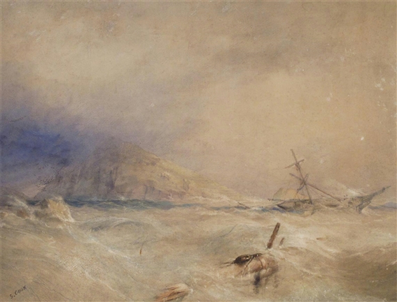 William Cook of Plymouth | Shipwreck off the coast | MutualArt