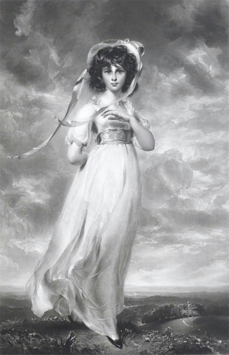 Sir Thomas Lawrence | Pinkie, portrait of a young girl in a landscape ...
