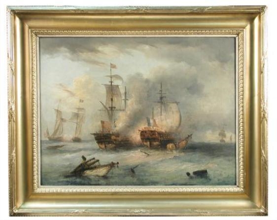 Robert Dodd | The Battle of Trafalgar | MutualArt
