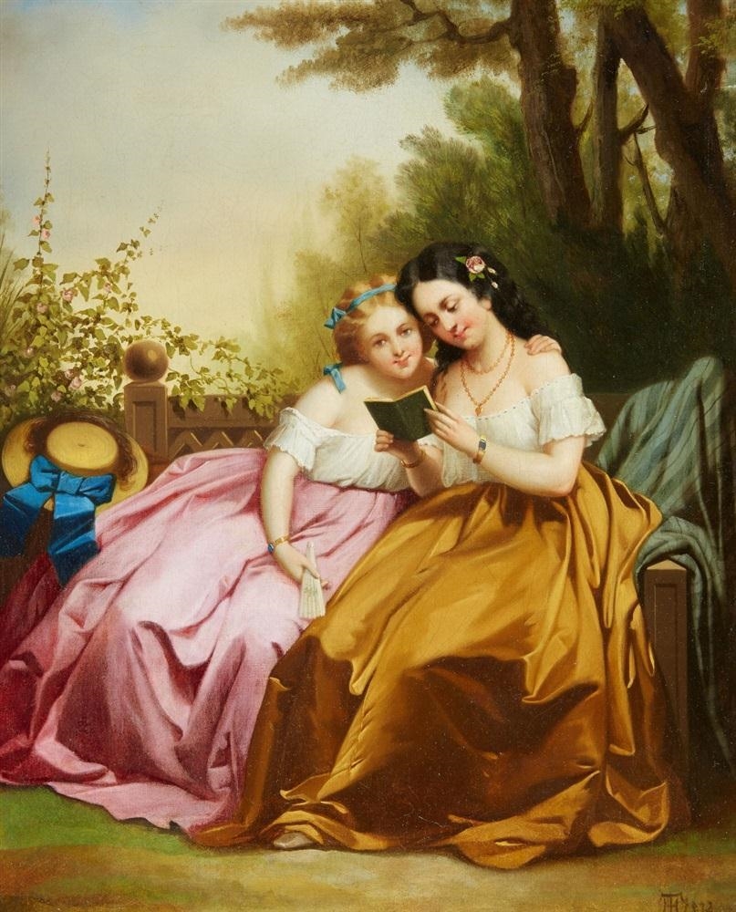 Theodor Hosemann | Die Lektüre (1872) | MutualArt