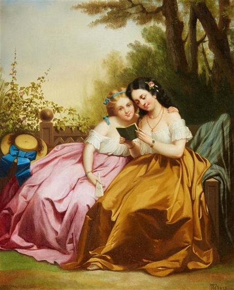 Theodor Hosemann | Die Lektüre (1872) | MutualArt