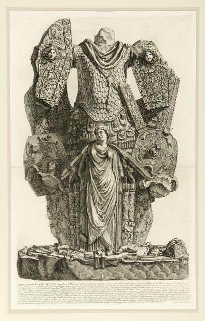 Giovanni Battista Piranesi | Trofei of Octavio Augustus, Rome (1753 ...
