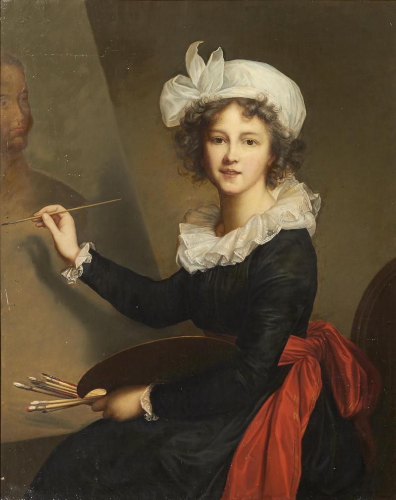 Élisabeth Vigée Le Brun | A self portrait | MutualArt